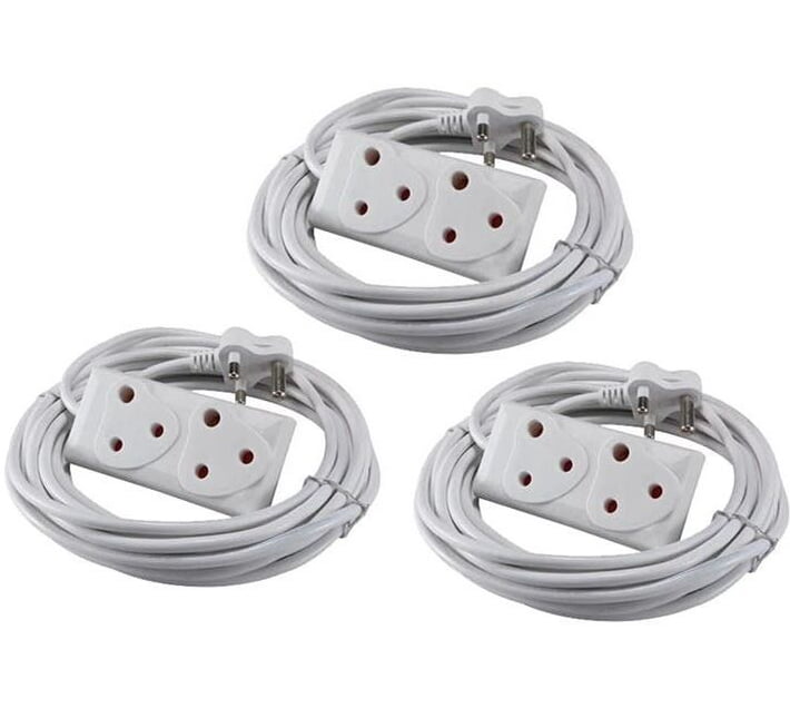 Naturex Electrical 20m Extension Cord With A Two-Way Multi-Plug ...