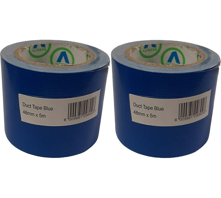 AVAST Duct Tape Blue 48mm x 5m ( 2 Pack ) 50 cm Duct Tape (Blue Pack of ...