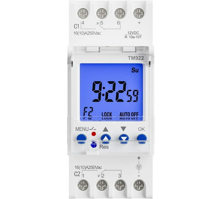 P Concepts Double Channel Rails Mounted Timer Switches Modules ...