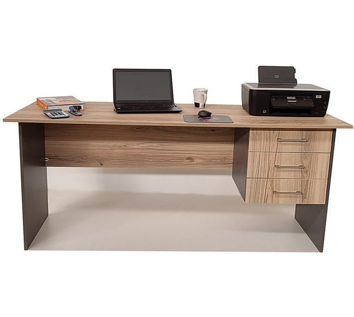 Flatpack DIY FPOFDELO3D150SAHSTG Engineered Wood Study Table | Makro