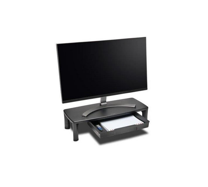 Someone’s in a Makro Smartfit - Monitor Stand with Drawer - Black (fits ...
