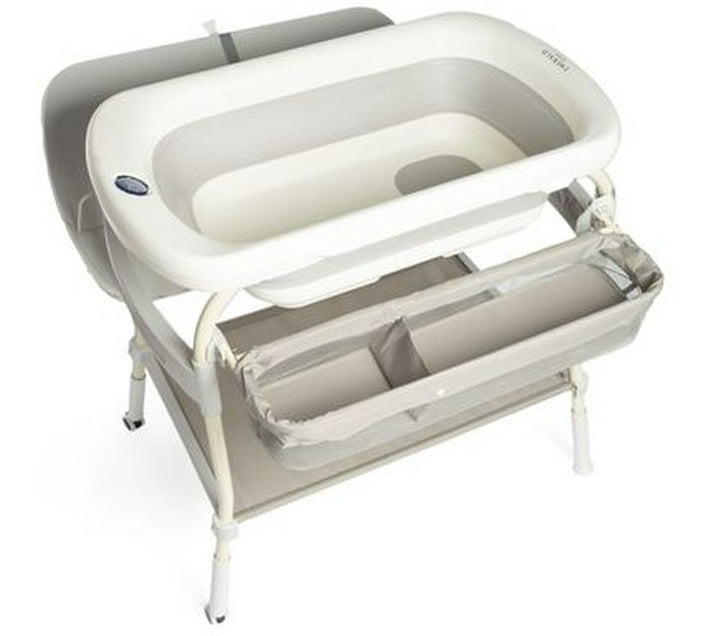 Generic Baby Foldable Standing Diaper Folding Nursing Baby Bathtub ...