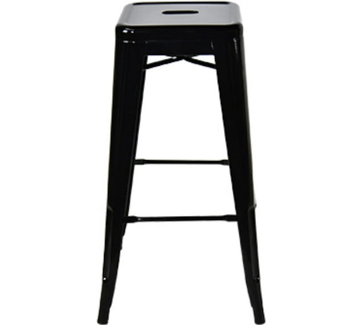 REX M Metal Bar Stool (Finish Colour - Black, Pre-assembled) | Makro