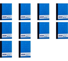 Marlin 144 Pages Memo Books Indexed A6 Memo Book A-Z (Blue) | Makro