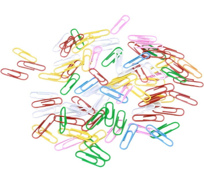 AZ Decor 2.8 Plastic Paper Clip (60, Multicolour) | Makro