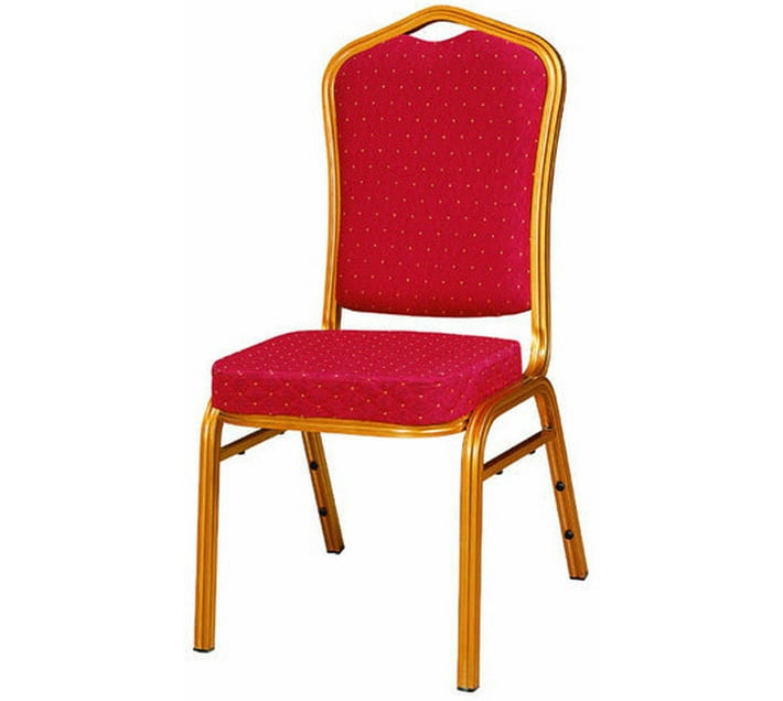 GOF FURNITURE Fabric Dining Chair (Set of 1, Finish Colour - Red) | Makro