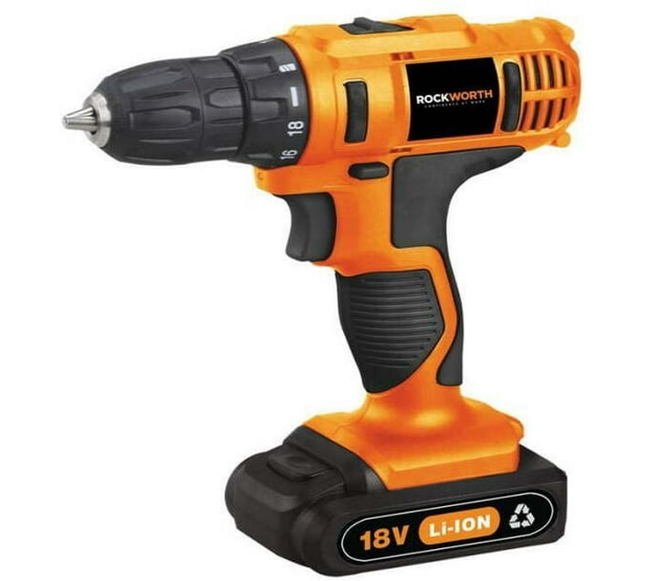 ROCKWORTH Cordless Drill Including Battery & Charger Combo Cordless ...
