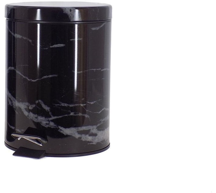 HomewareOnline 5 Litre Marble Design - White - Stainless Steel Dustbin ...