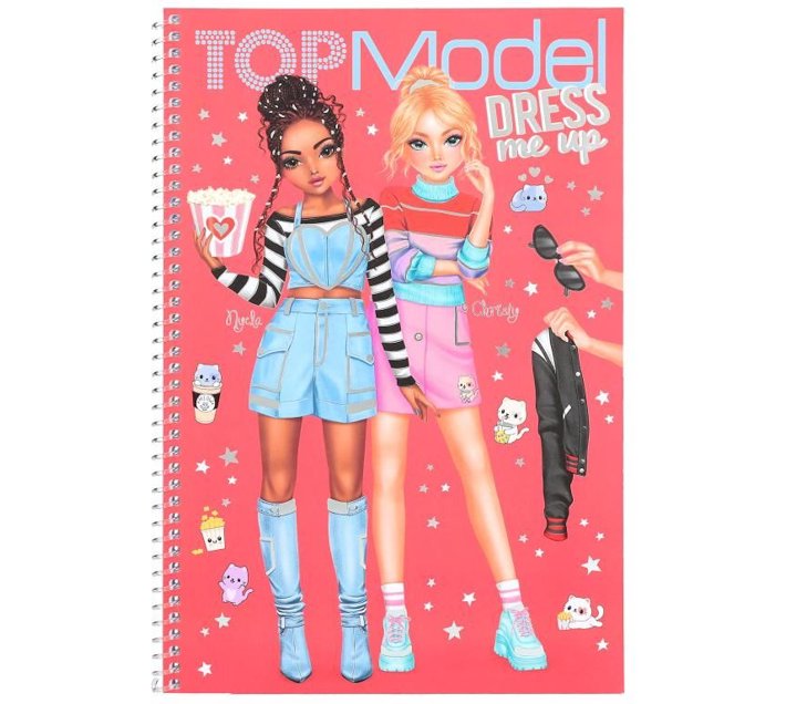 Top Model Dress Me Up Big Cutie Star Stickers & Scrapbooks Kit Art and ...