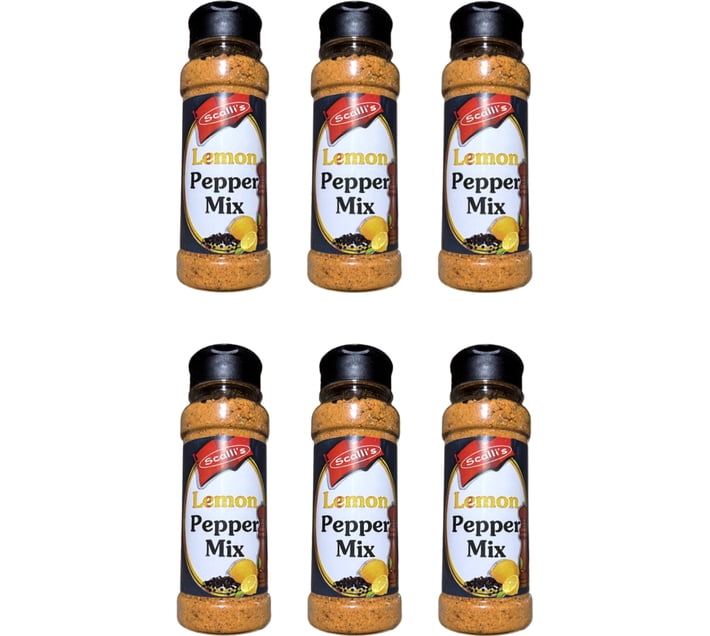 Scalli's LEMON PEPPER MIX 200 ML SHAKER (6 x 200 g) | Makro