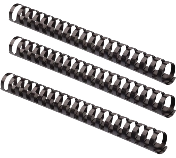 Buy Fellowes Plastic Spiral Binder Coil (Black, 50) in Bulk | Makro ...