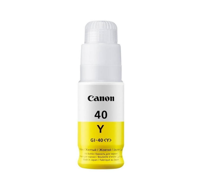 Someone’s in a Makro Compatible Canon GI-40 Yellow Generic Ink Bottle Mood