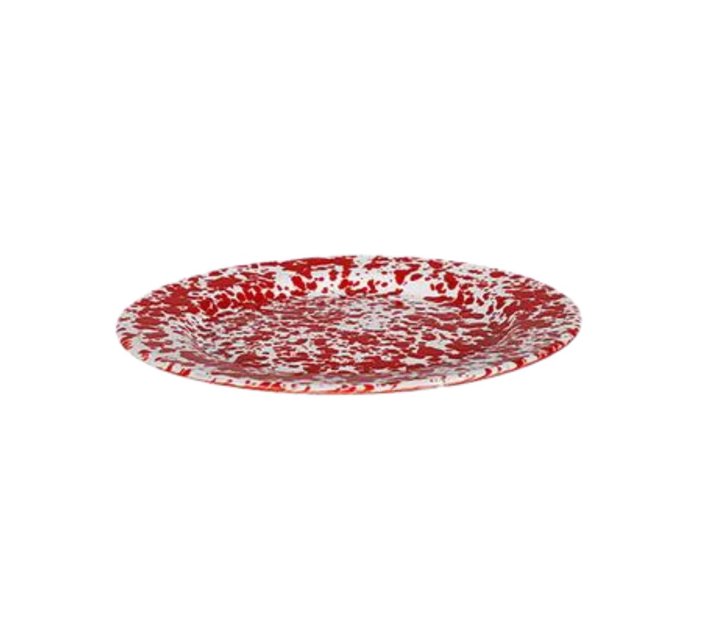 Someone’s in a Makro Plate enamel 20cm dinner - red splatter - 3pack Mood