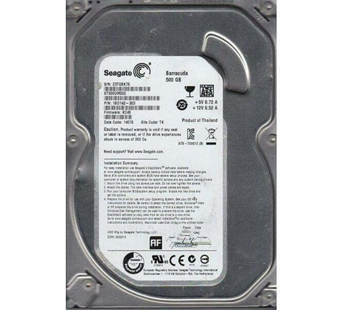 500 GB SSD (Interface: SATA, Form Factor: 3.5 inch) | Makro