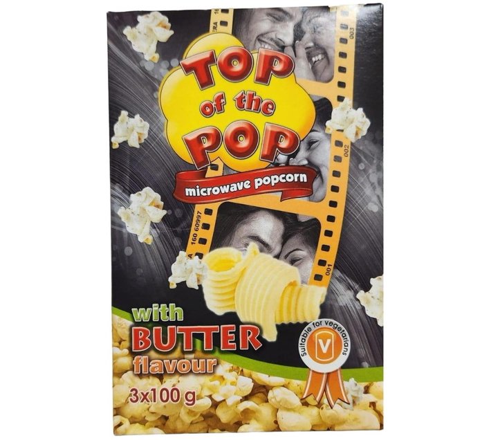 Top of the Pop Mircowave Butter Popcorn (300 g, Pack of 5) | Makro