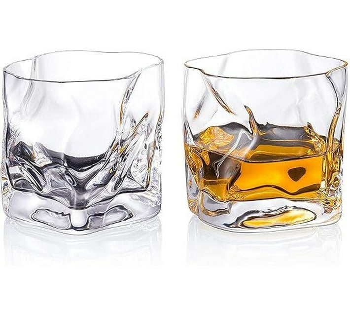 Danny Home (Pack of 4) 1988-50 280ml 4pcs whiskey glasses Whisky Glass ...