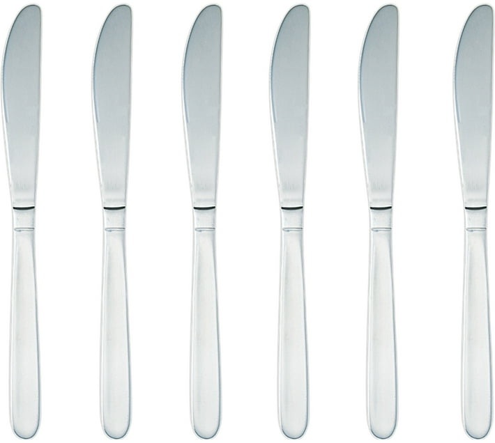 Crockery Centre 160 Stainless Steel Table Knife Set (Pack of 6) | Makro
