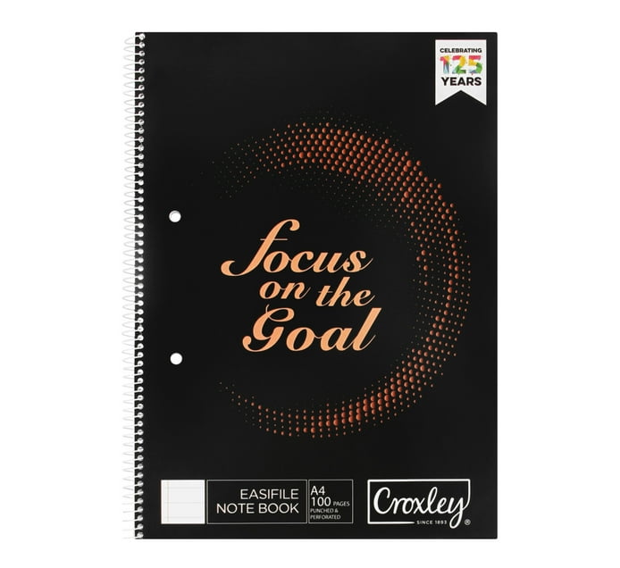 Someone’s in a Makro Croxley A4 Easifile Notebook 100-Page Mood