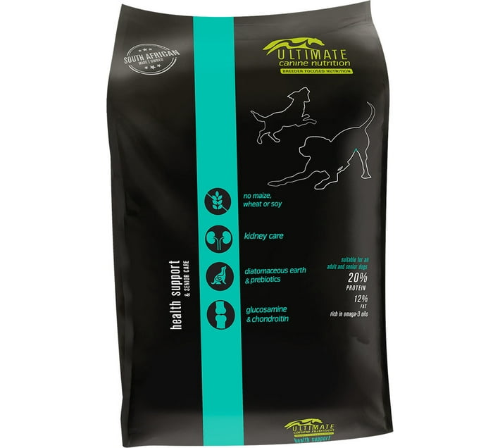 Ultimate Canine Nutrition Health Support/Senior 18 kg Dry Senior Dog ...