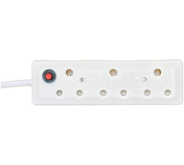 LinkQnet PWR-MP-3P-R-33 3-Port Multiplug Power Plug (White) | Makro