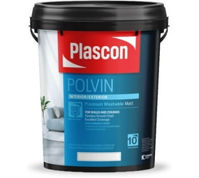 Plascon EPL30 Red, White Emulsion Wall Paint (5 L) | Makro