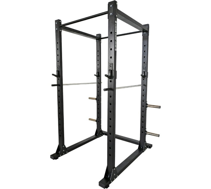 Ligum Fight Gear Power Frame Squat Rack Cross Fit Trainer (Black) | Makro
