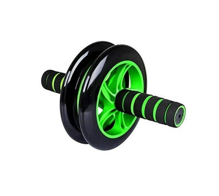 Double Wheel Total Body Roller with Knee Pad | Makro