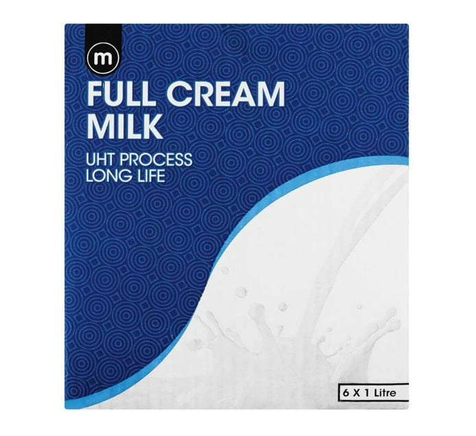 M Long Life Milk Full Cream (6 x 1 l) | Makro