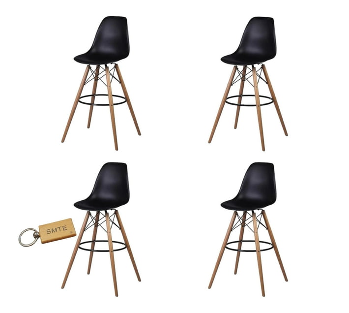 Someone’s in a Makro Modern Style Eiffel Chair Counter Bar Stools Set ...