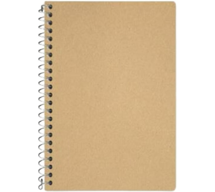 Generic 6009179694274 25x18CM Coil Ben B5 Notebook With Ruling (Brown ...