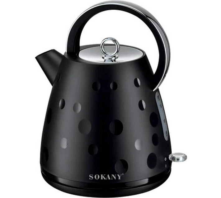 Sokany Electric Kettle 1.7L . Electric Kettle (1.7 L, Black) | Makro