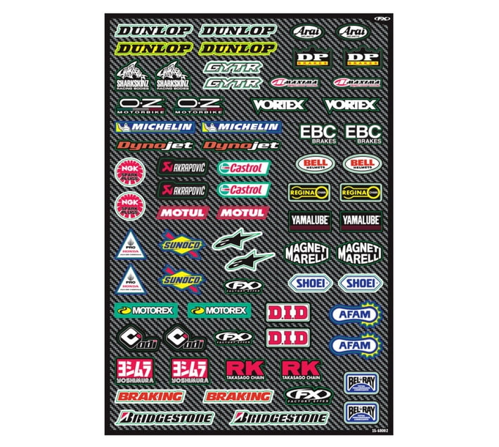 Someone’s in a Makro FX Micro Street Sticker Sheet- Black Mood