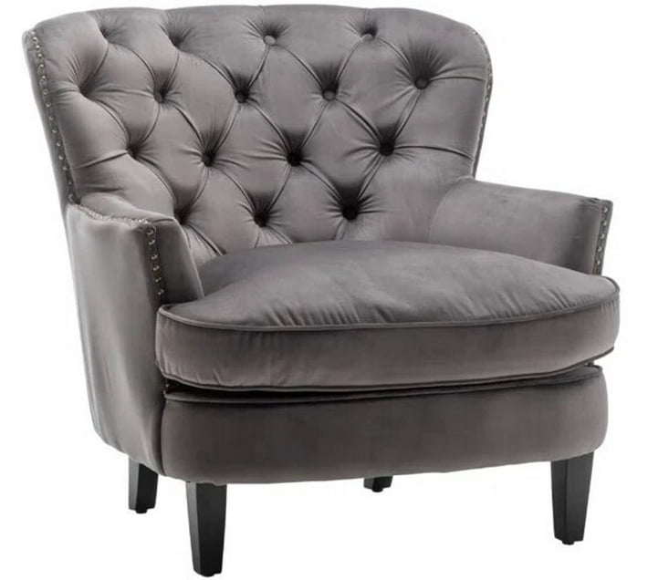 AK NOVA NA 1 Seater Sofa (Finish Colour - GREY, Pre-assembled) | Makro