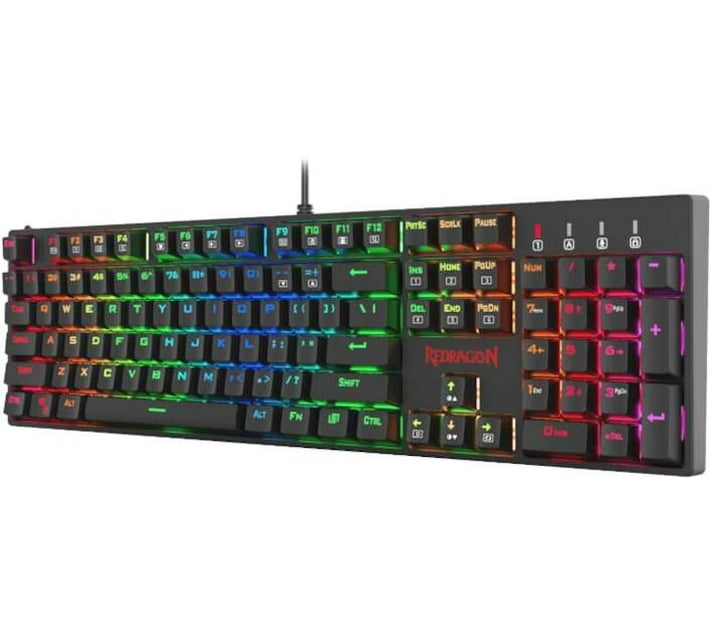 Redragon Surara - RGB - Mechanical Gaming Keyboard – Black Wireless ...