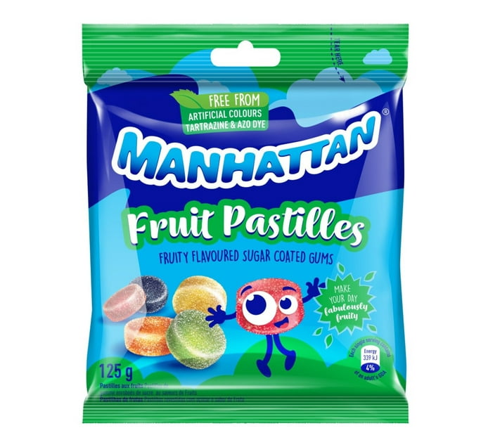 Manhattan Sweets Fruit Pastilles (1 x 125g) | Makro