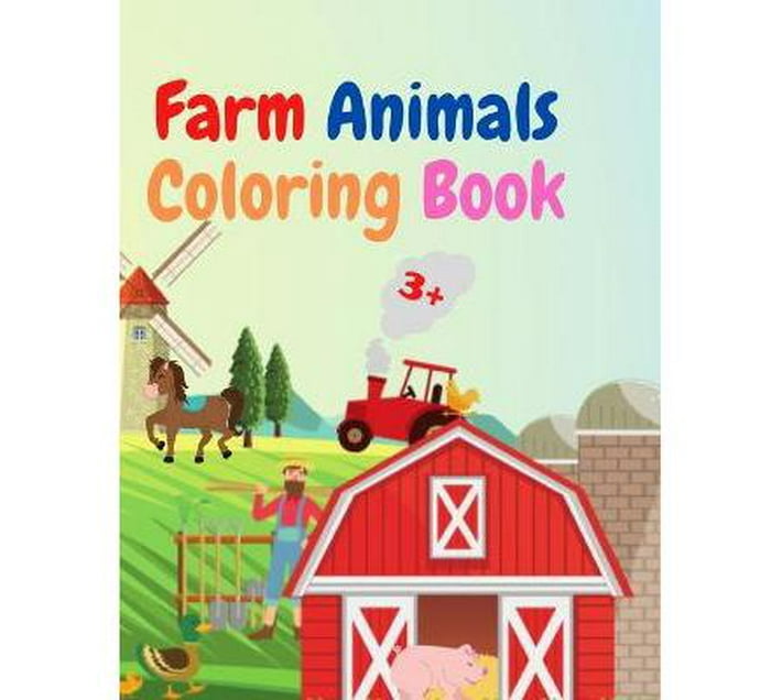 Farm Animals Coloring Book : Amazing Farm Animals Coloring Book Acute ...
