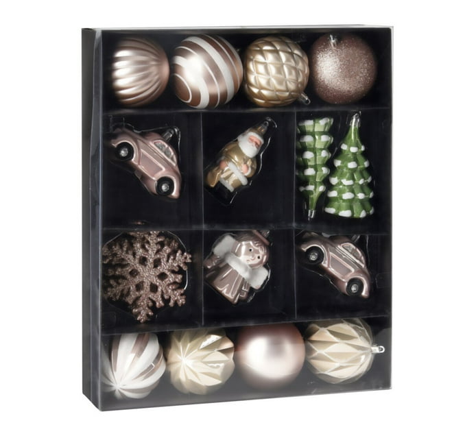 Excellent Houseware Assorted Tree Décor 20 Pieces | Makro