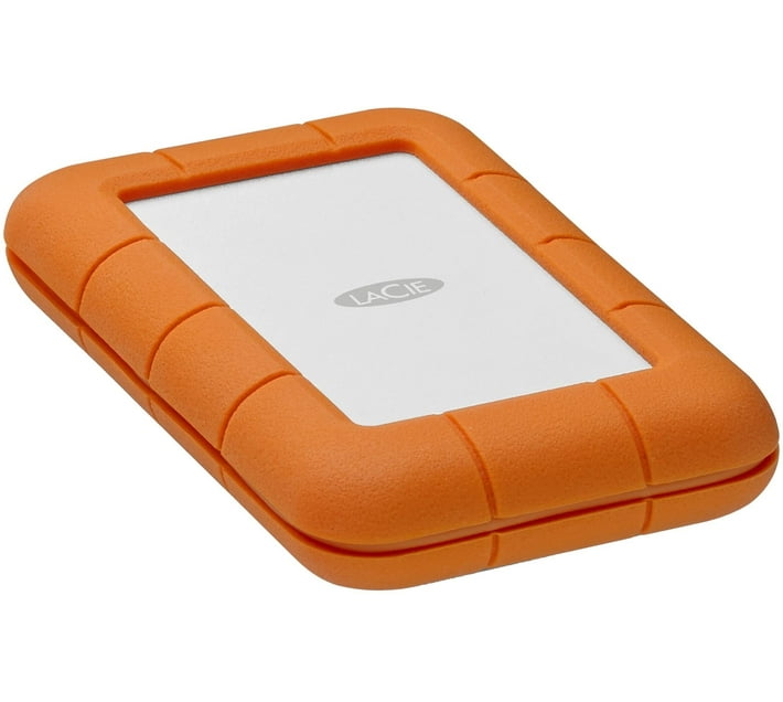 Buy LaCie Rugged USB-C 1 TB External Hard Disk Drive (HDD) (Silver) in ...