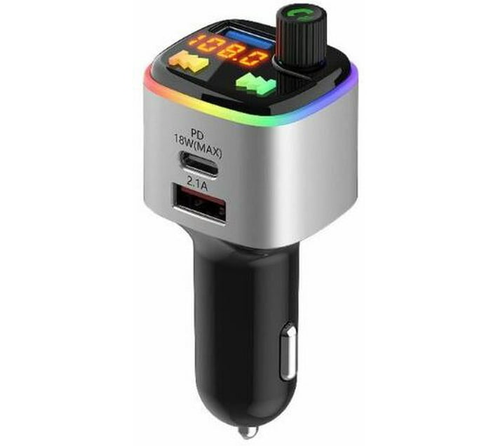 Wolulu v5.0 Car Bluetooth Device with FM Transmitter (Black) | Makro