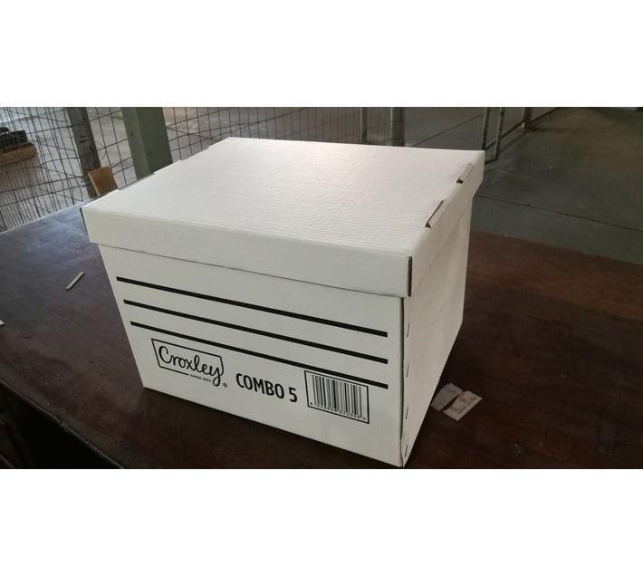 Croxley Paper 1 Storage Box (Set of 1, White) | Makro