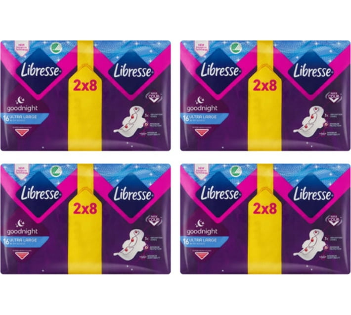 Buy Libresse Maxi Sanitary Pads With Wings Goodnight Regularsize ...