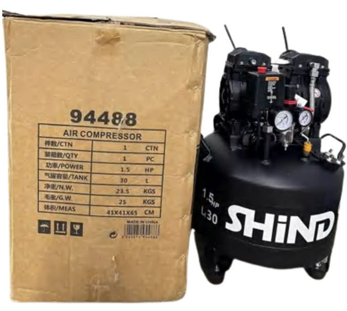 SHIND SD94488-1 Air Compressor 1.5HP/30L Carbonating Cylinder (30 L ...