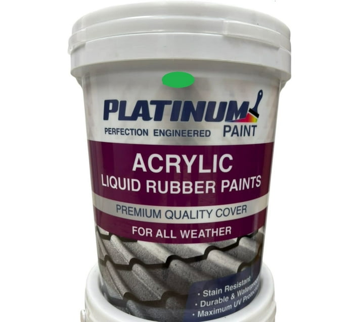 Buy Platinum Rubber Paint Green Rubber Acrylic Roof Green Rubber ...