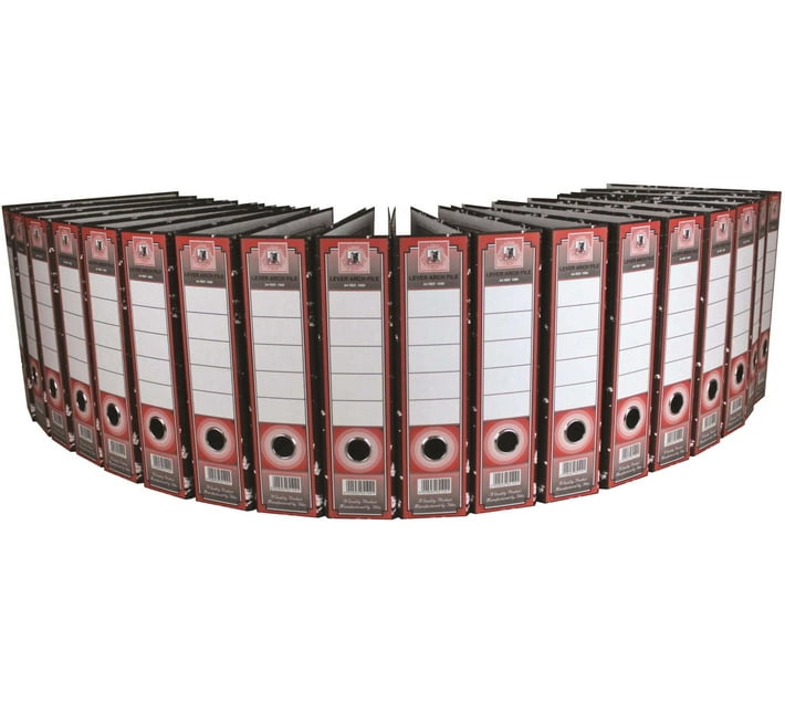 Files Board (Set of 20, Black, Red) | Makro