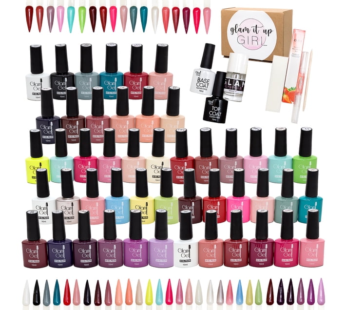 Glam It Up Girl High-Quality UV/LED Glam Gel Nail Polish Salon Starter ...
