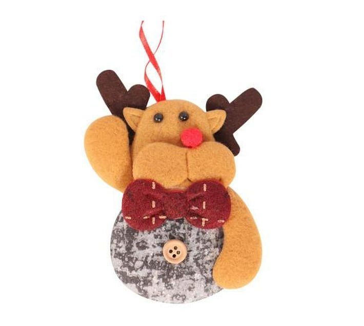 Someone’s in a Makro Santa Claus Velvet Reindeer Hanging Christmas Mood