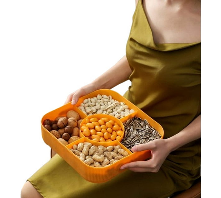 Perfect Dealz YG83719 Plastic Bread Basket (Orange) | Makro