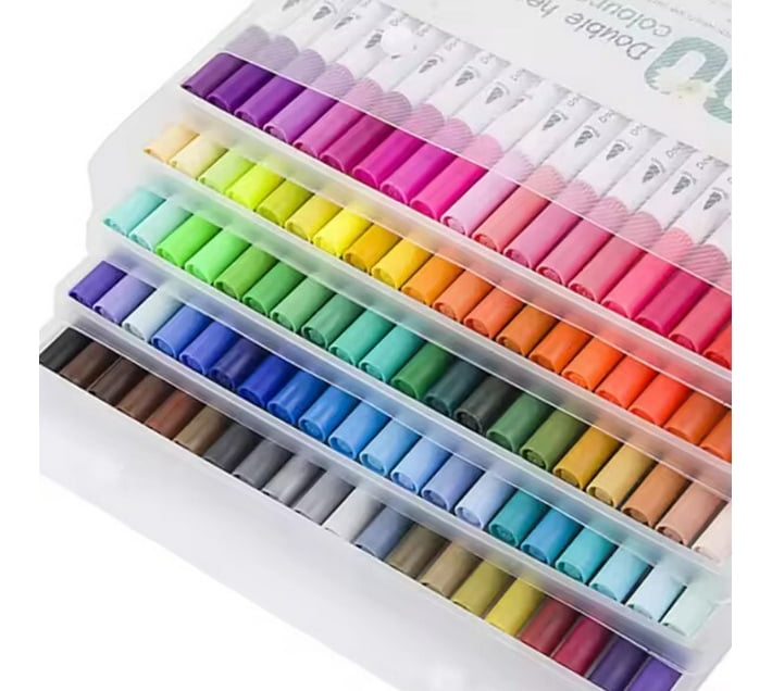 generic 221081 36 Colors Double Head Coloured Professional Drawing ...
