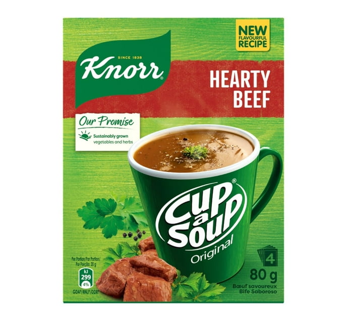 Knorr Cup A Soup Regular Hearty Beef 1 X 1 Makro