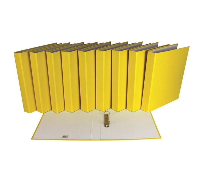 Someone’s in a Makro Files 10 Pack A4 PVC Ringbinder- Yellow Mood